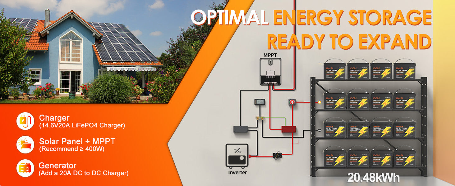 How to Build Off-Grid Home Storage System with LiFePO4 Batteries of Di ...